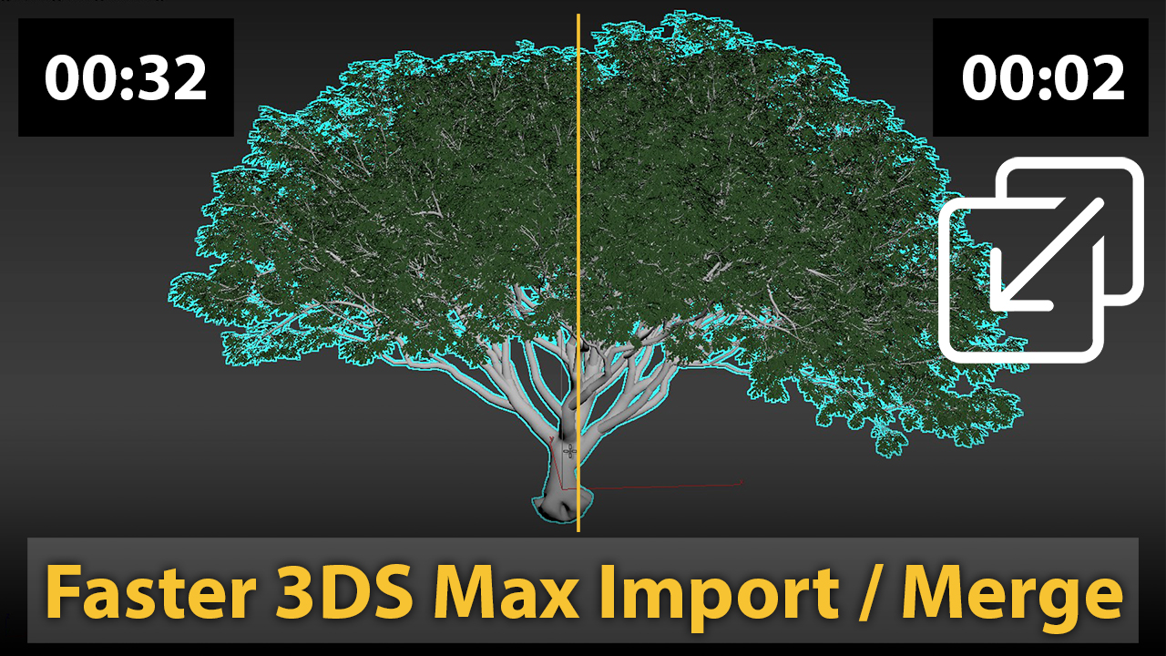 Hướng Dẫn Import / Merge Files Nhanh Hơn Trong 3dsMax - Hỏi đáp thủ thuật diễn họa 3D