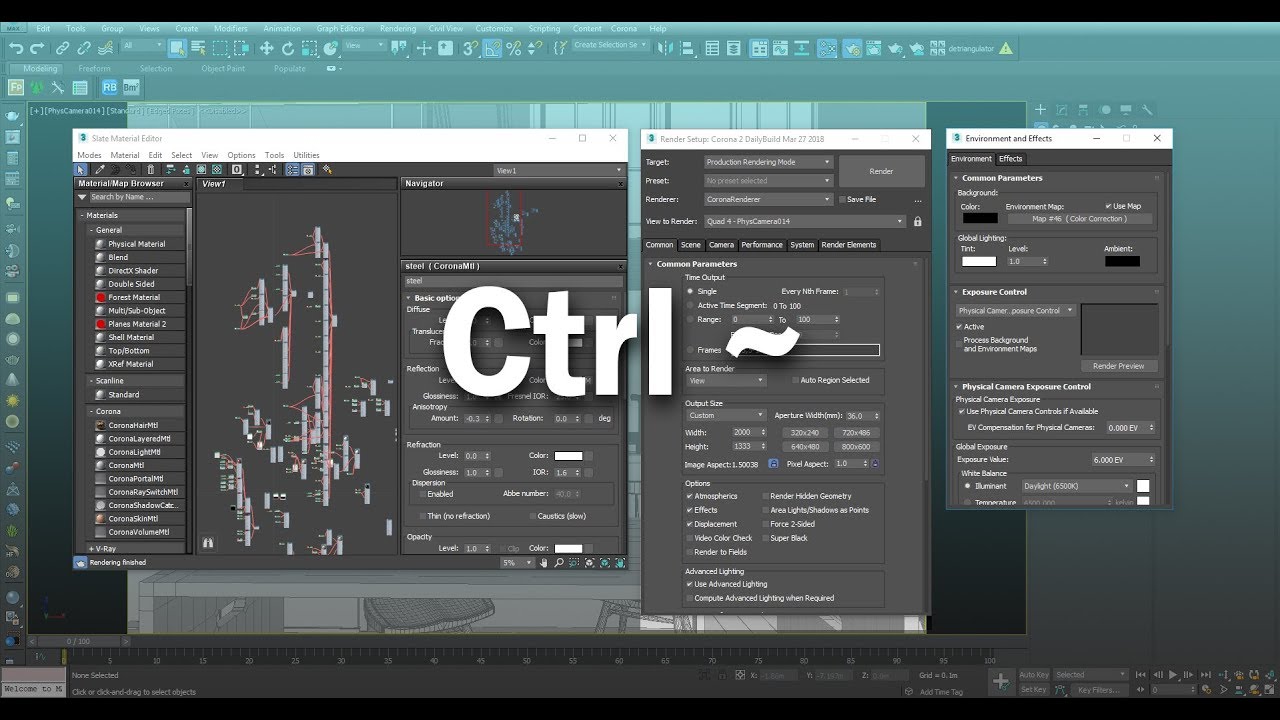 Hướng Dẫn Bật Tắt Các Tab Trong 3dsMax Nhanh Chóng Với Phím Tắt - Hỏi đáp thủ thuật diễn họa 3D